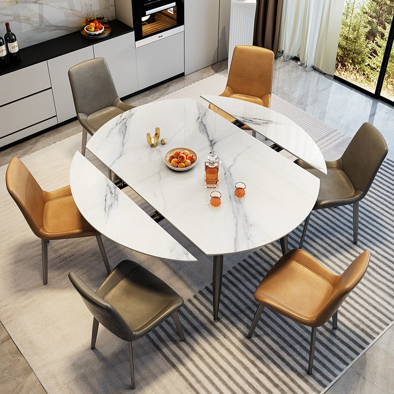 Amore Round Extendable Dining Table - Singapore | COMFY