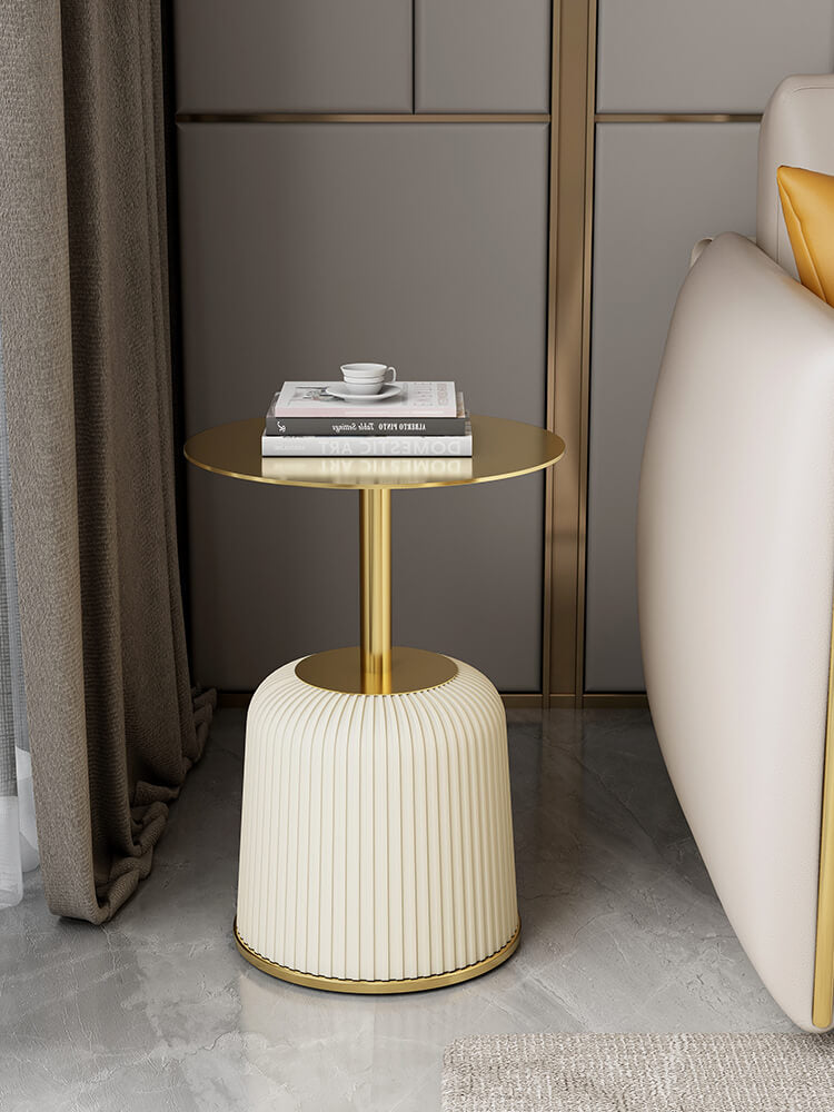 Constance Fluted Side Table - Singapore | COMFY