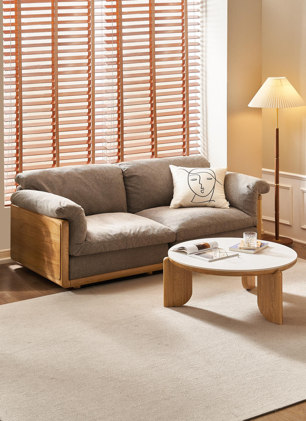 Fortuna Sofa Wooden Frame - Singapore | COMFY
