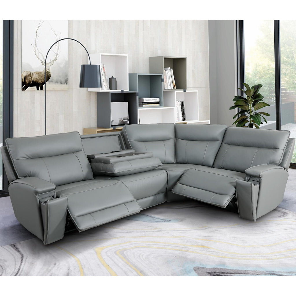 Roland Leather Sectional Sofa - Singapore | COMFY