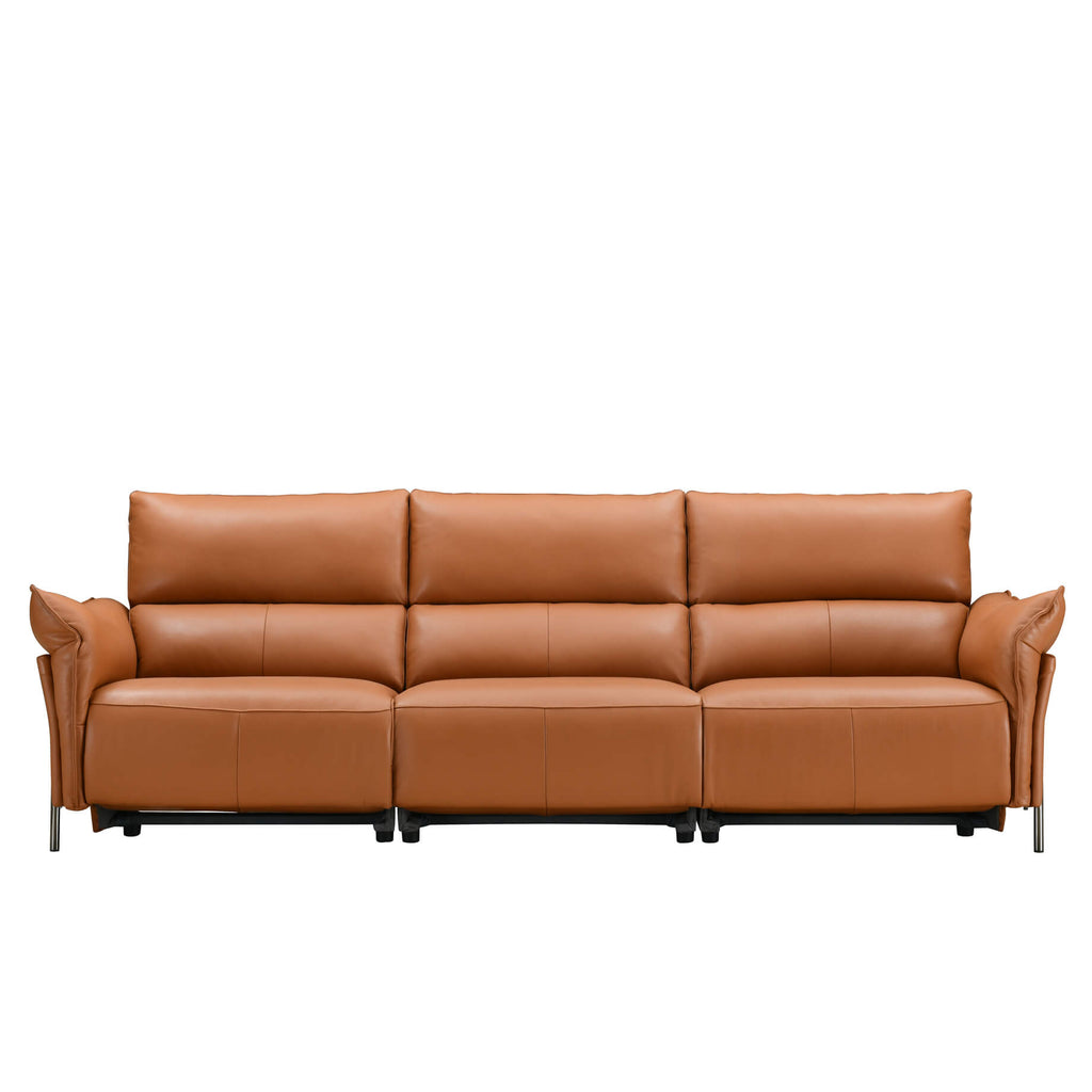 Jaffa Brown 4 Seater Sofa - Singapore | COMFY
