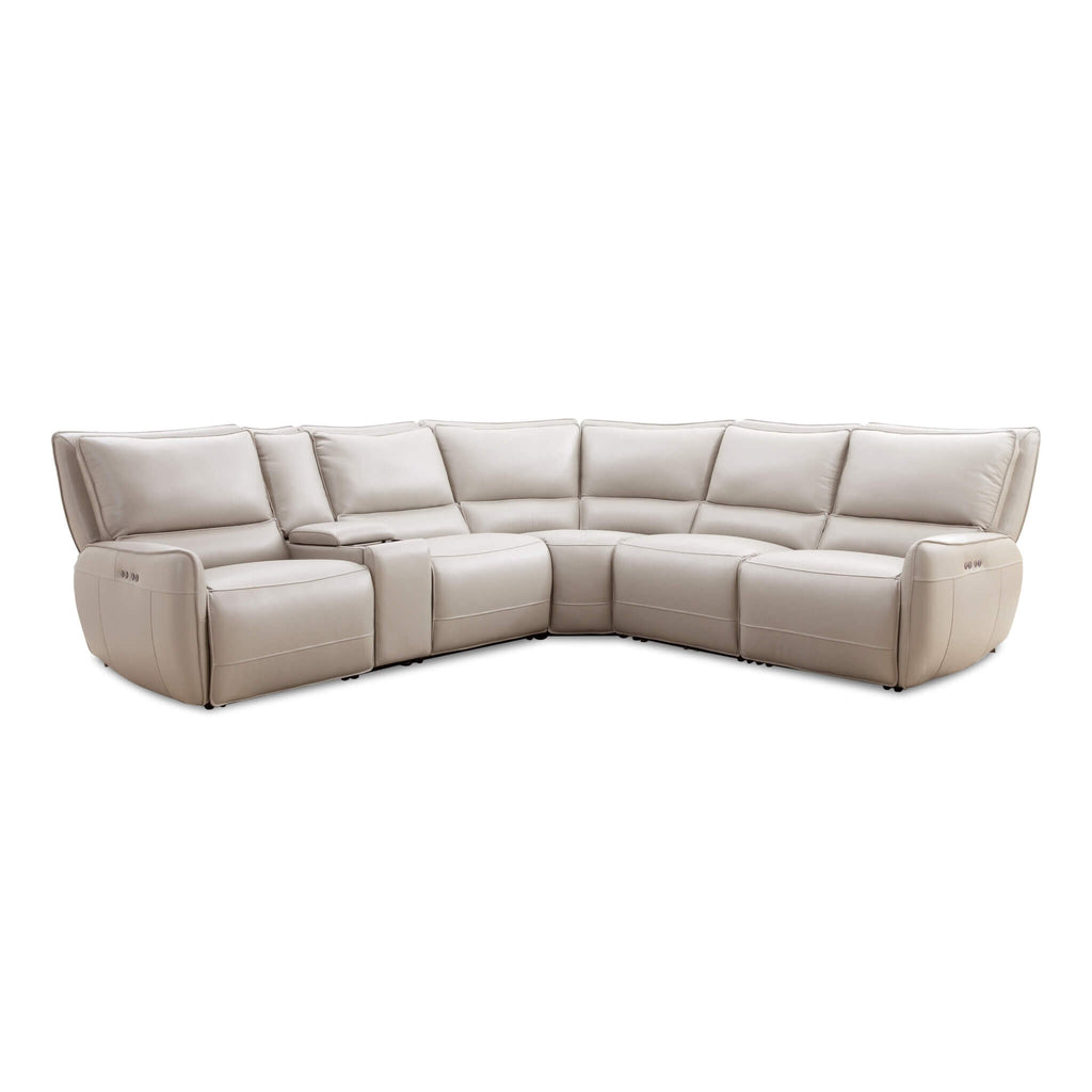 Derek Modular Sofa - Top-Grain Leather Recliner | COMFY