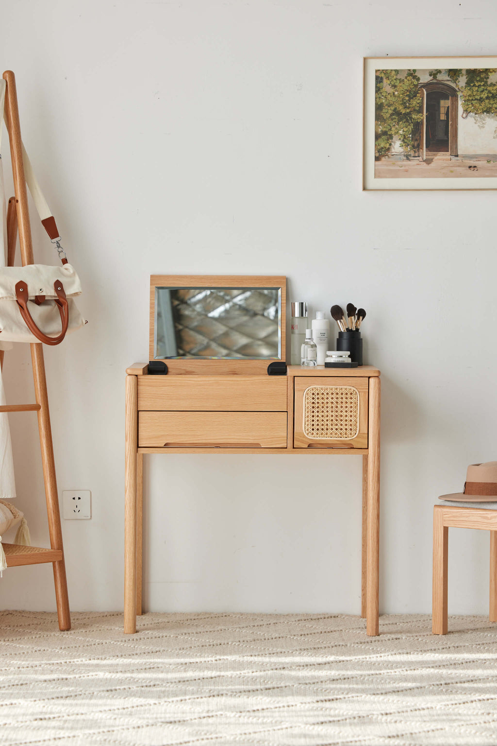 Pisto Dressing Table With Flip Up Mirror - Singapore | COMFY