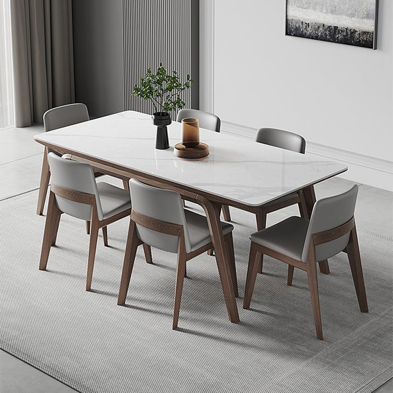 ALEXIS Scandinavian Dining Table with Sintered Stone Tabletop COMFY.sg