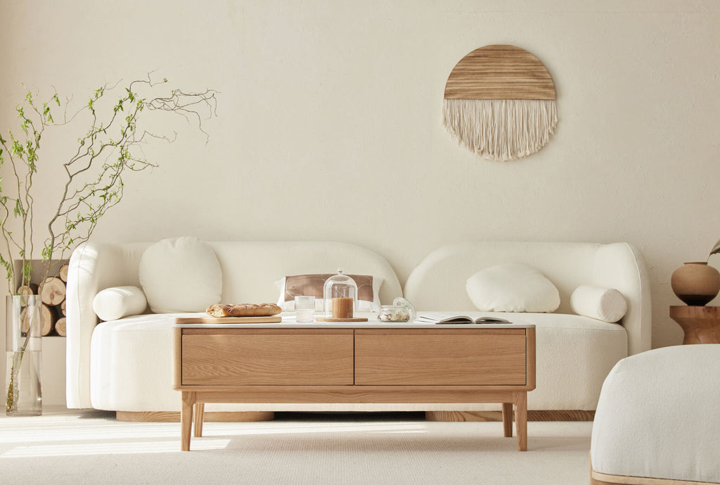 Chantal Solid Wood Coffee Table - Singapore | COMFY