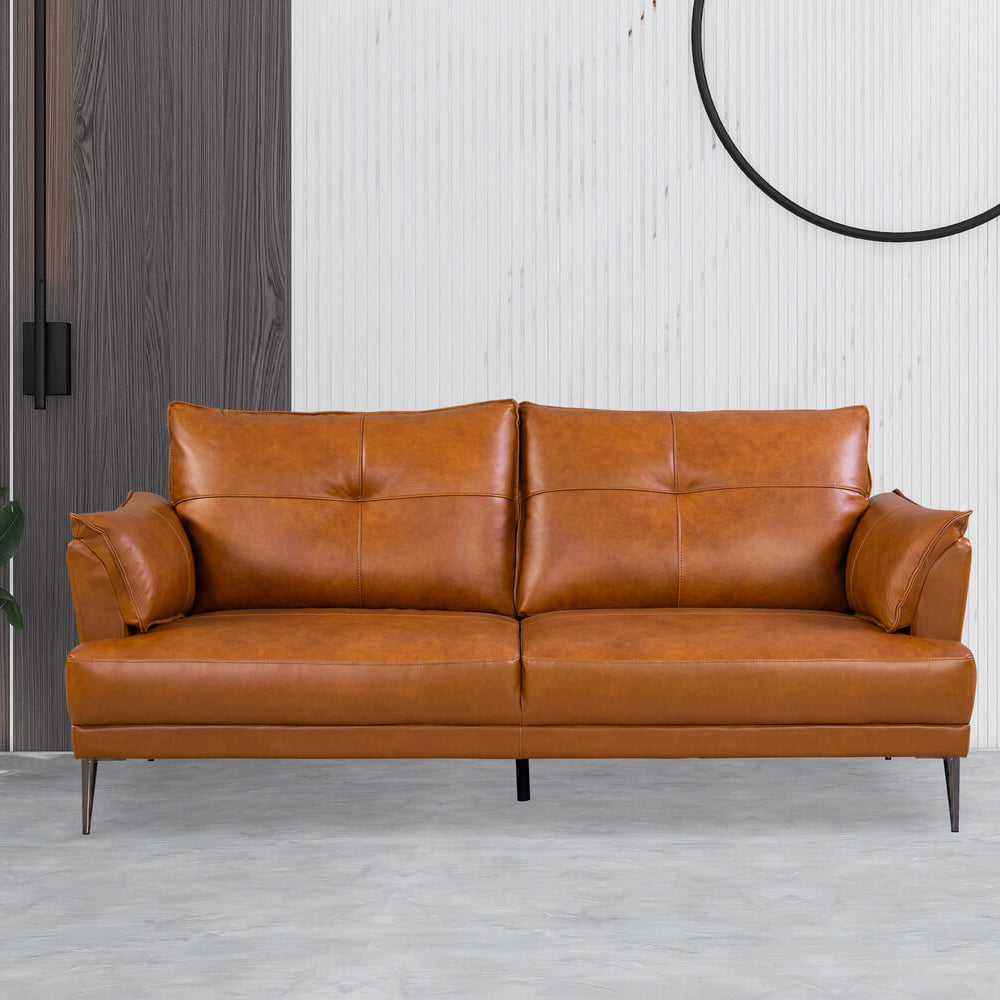 Melvin Leather Sofa – COMFY
