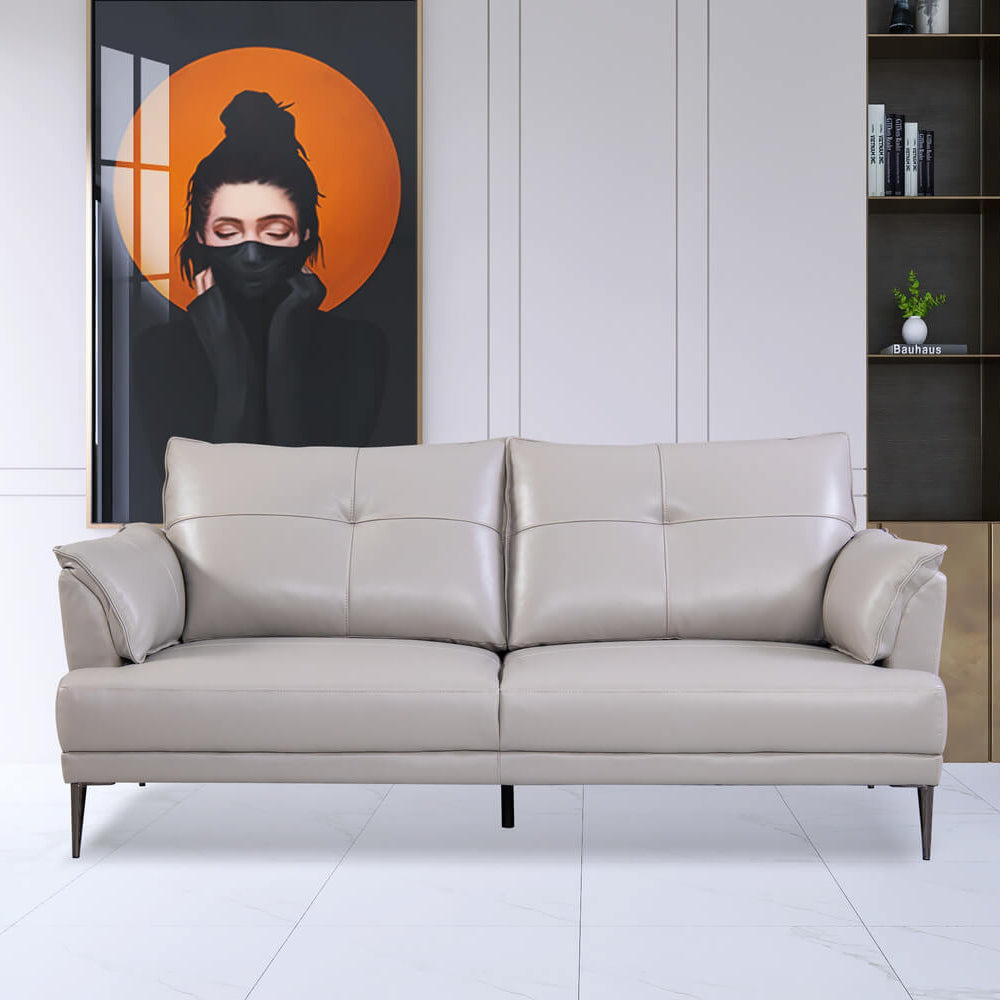 Melvin Leather Sofa – COMFY